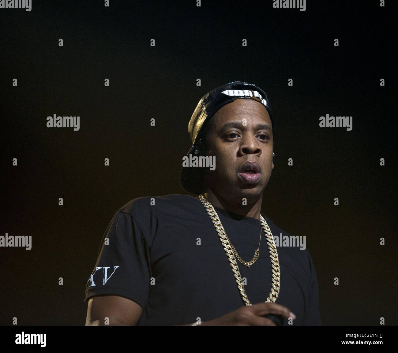Rapper Jay Z performs live at the Ziggo Dome in Amsterdam on October 29 ...