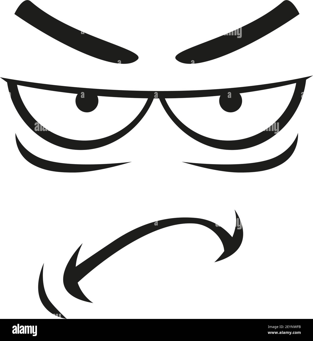 Impatient Cartoon Face