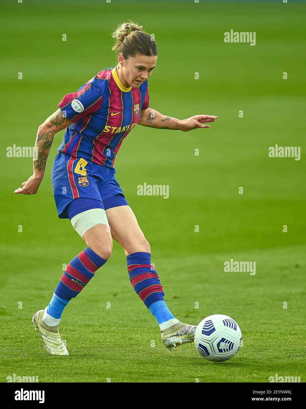 Mapy Leon of FC Barcelona during the Women's Champions League match ...