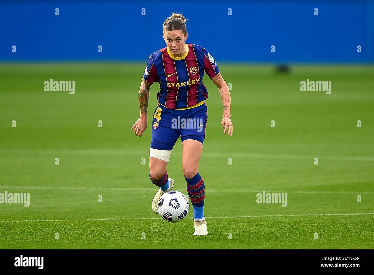 Mapy Leon of FC Barcelona during the Women's Champions League match ...