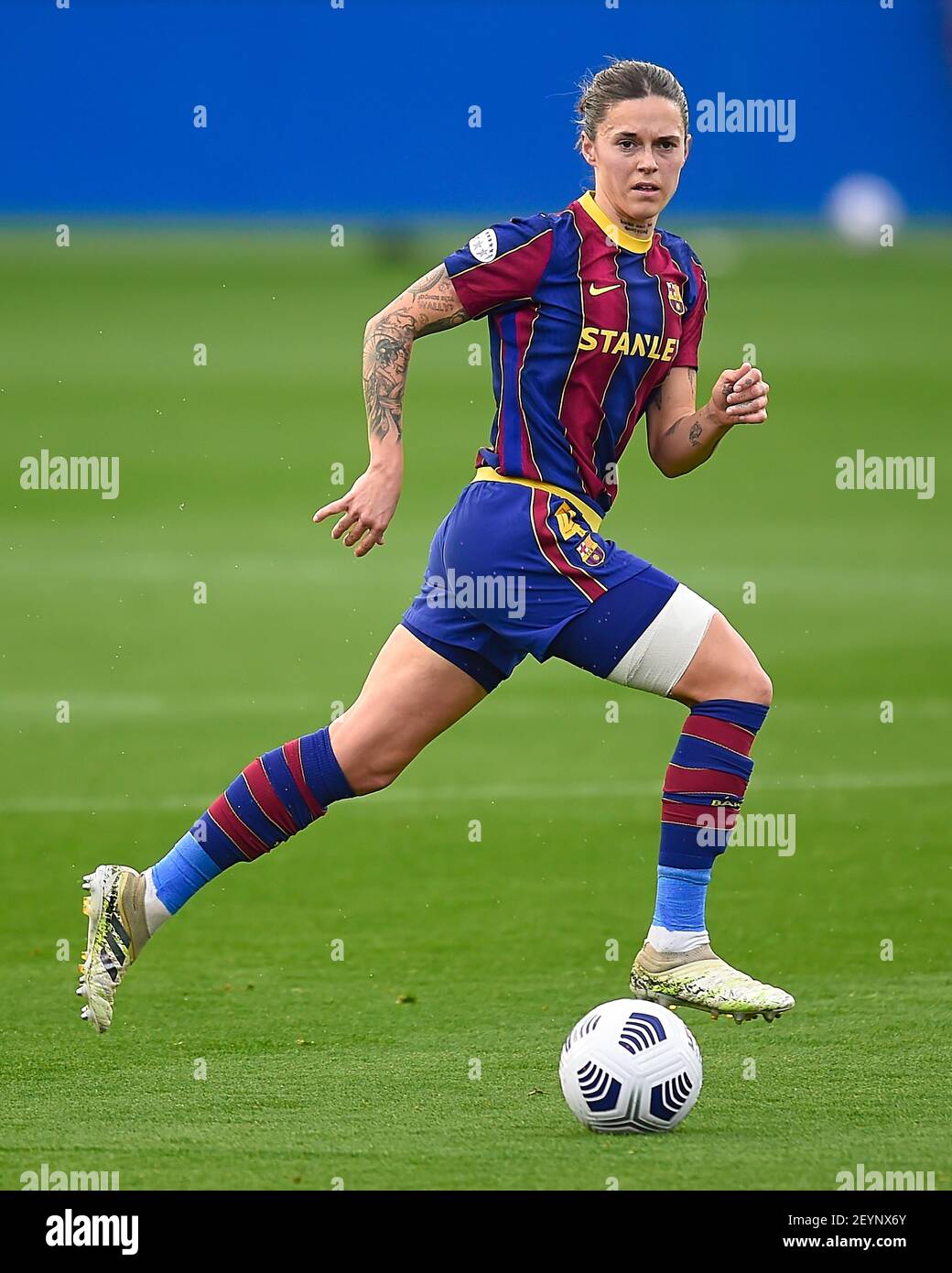 Mapy Leon of FC Barcelona during the Women's Champions League match ...