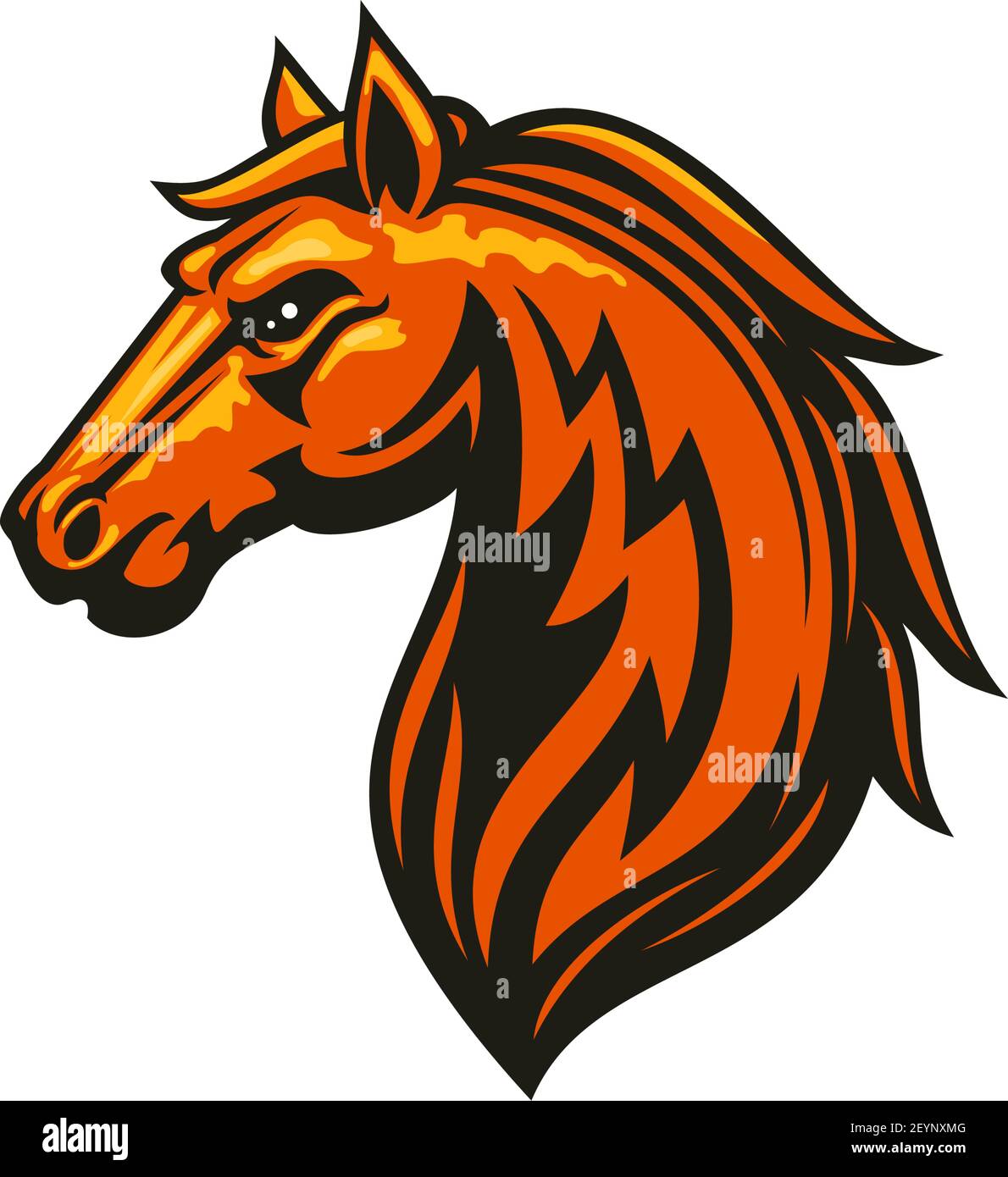 Mustang Head Logo