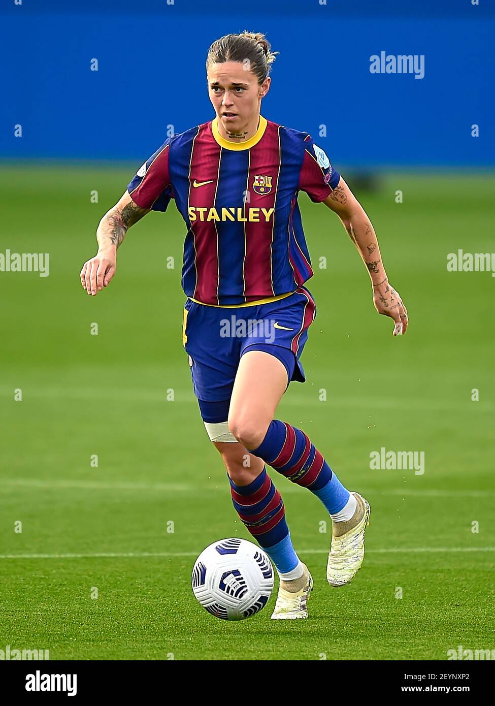 Mapy Leon of FC Barcelona during the Women's Champions League match ...
