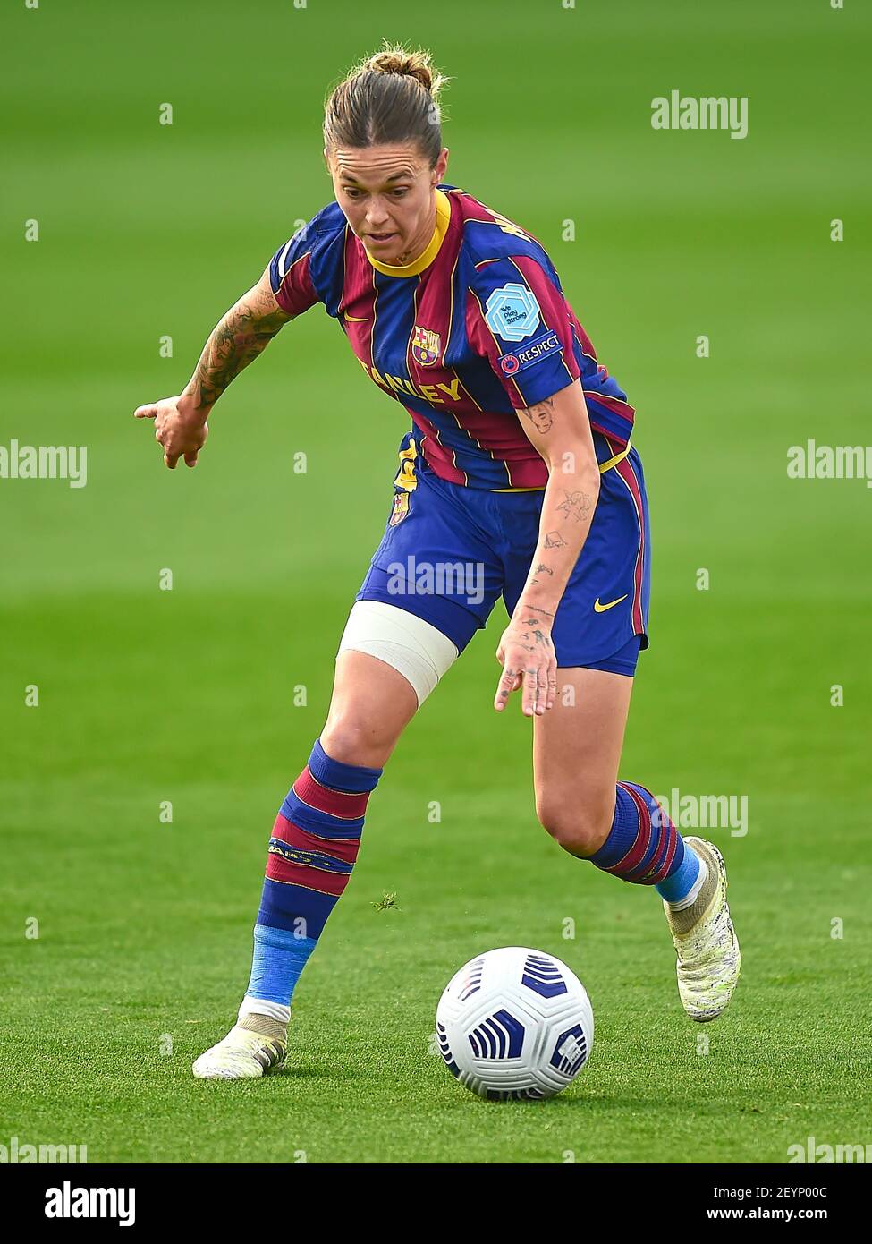 Mapy Leon of FC Barcelona during the Women's Champions League match ...
