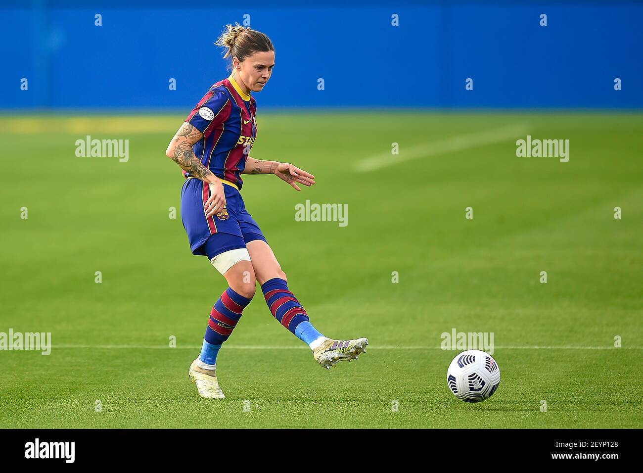 Mapy Leon of FC Barcelona during the Women's Champions League match ...