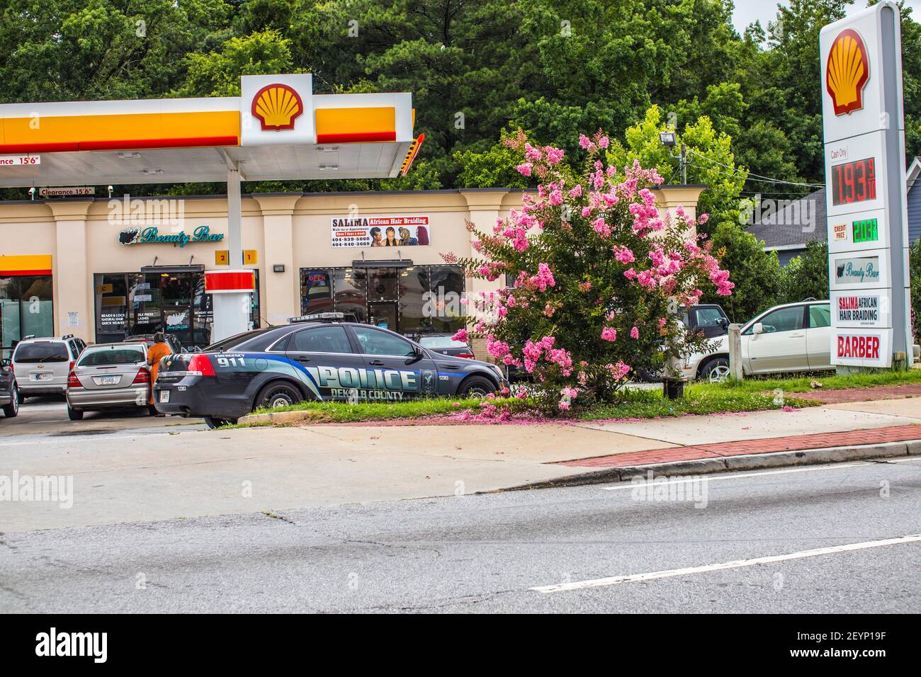 Decatur, Ga / USA - 07 07 20: Dekalb County Police car parked at a ...