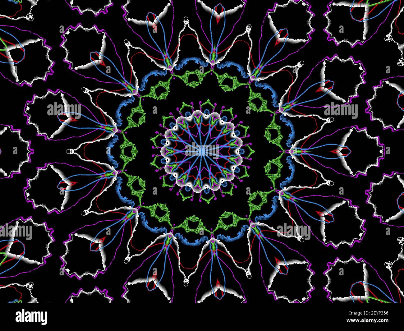 Pattern design made with the help of graphics editing and formatting ...