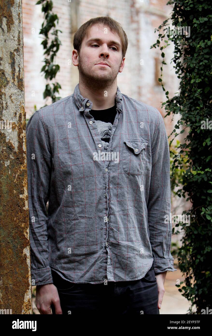 Young novelist Blake Butler poses for portrait near his home in the ...