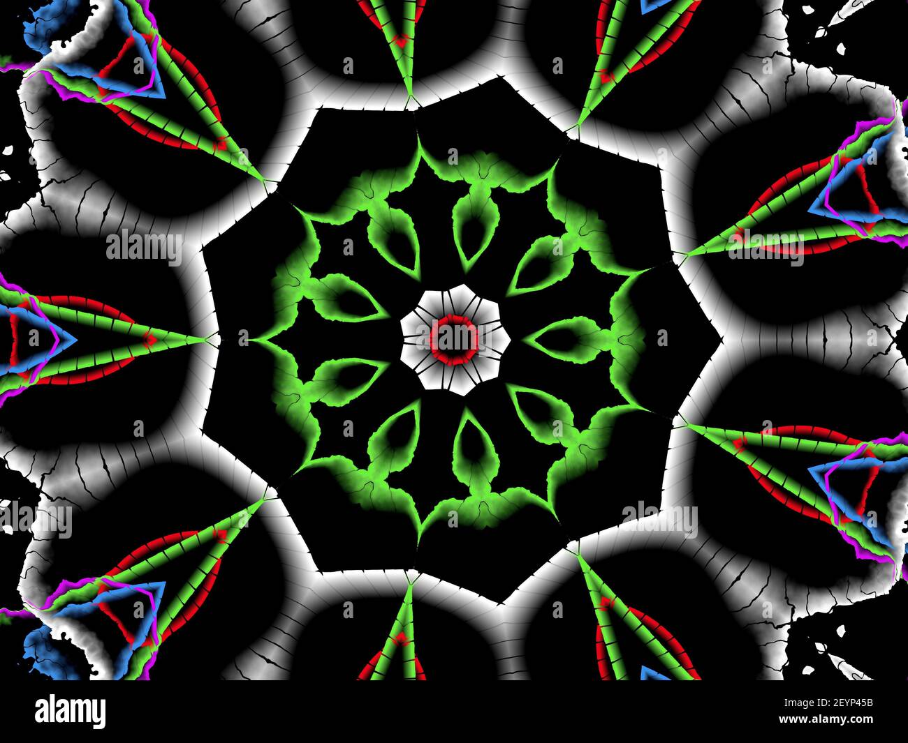 Pattern design made with the help of graphics editing and formatting ...