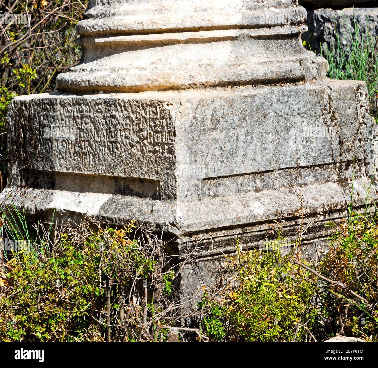 Anatolia heritage ruins from the hill in asia turkey termessos old ...
