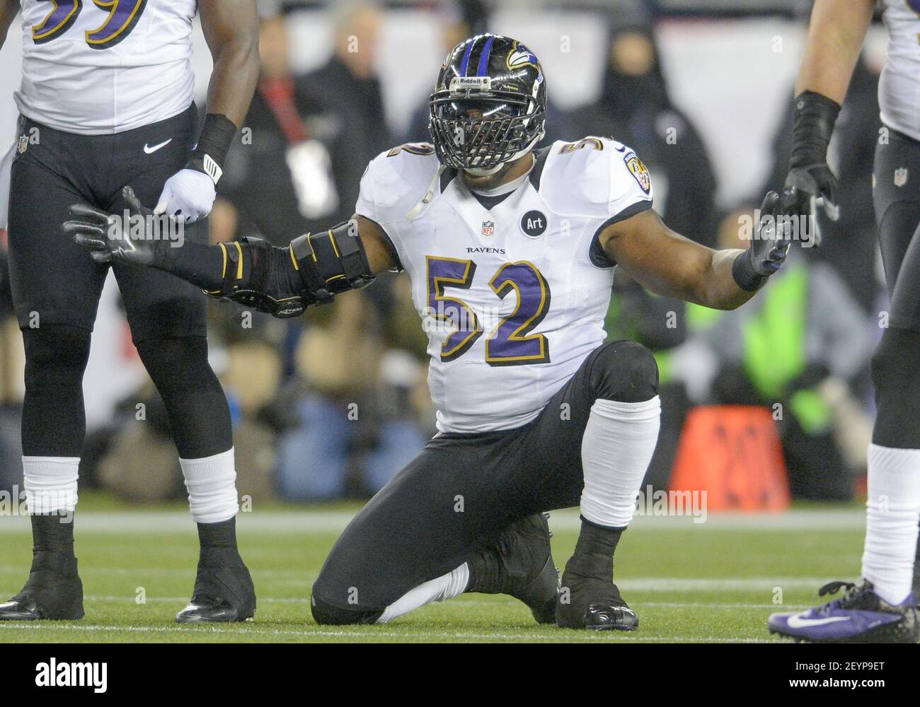 Baltimore Ravens inside linebacker Ray Lewis pleads his case after ...