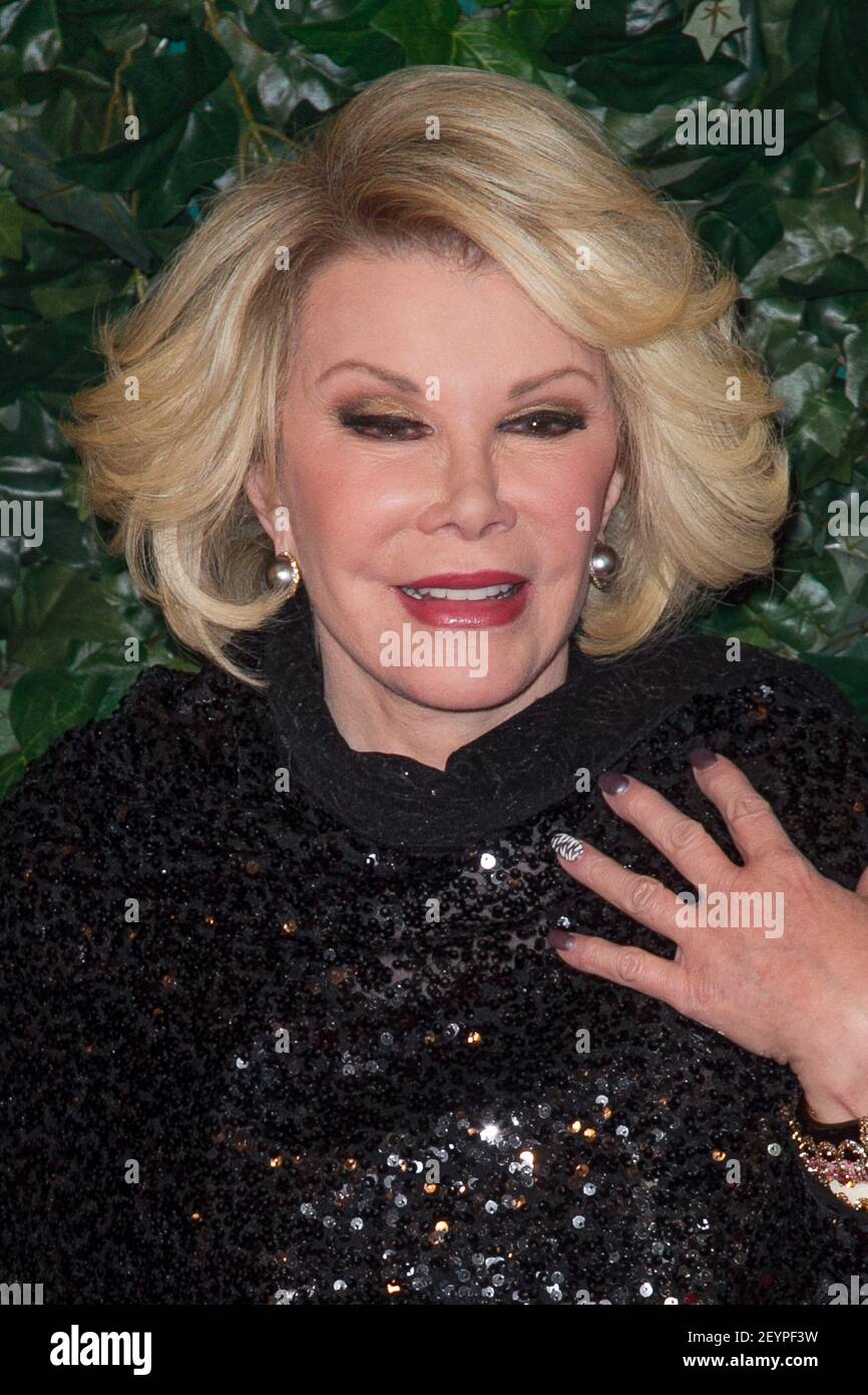 Joan Rivers arrives at the QVC Red Carpet Style Party at Four Seasons ...