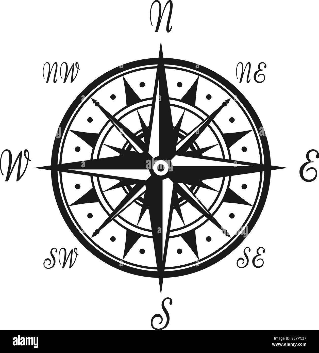Nautical Map Compass