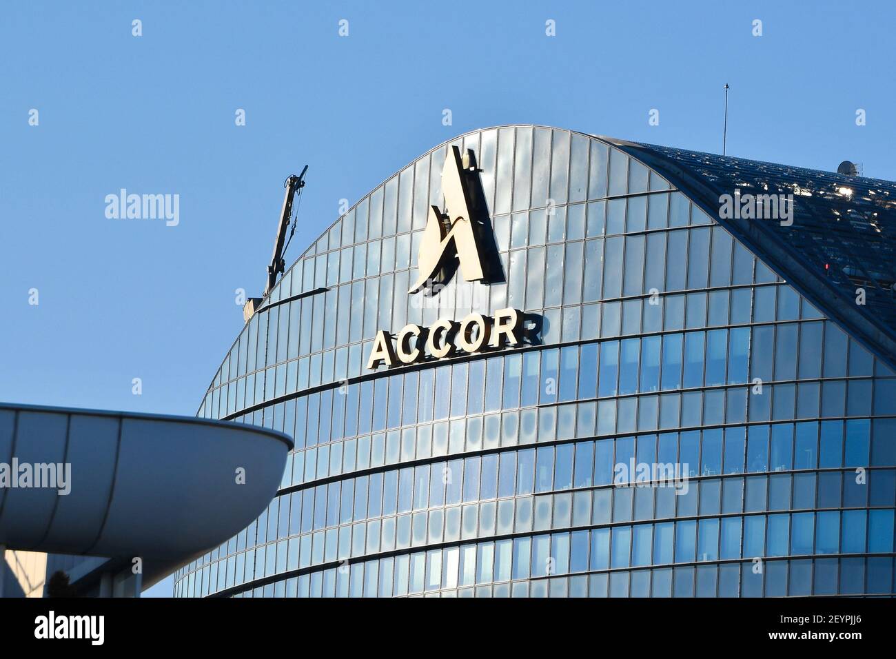 The Accor headquarters building in Paris, France on March 6, 2021 ...