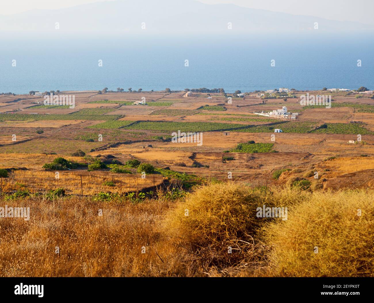 Rock alone in the sky water Stock Photo - Alamy