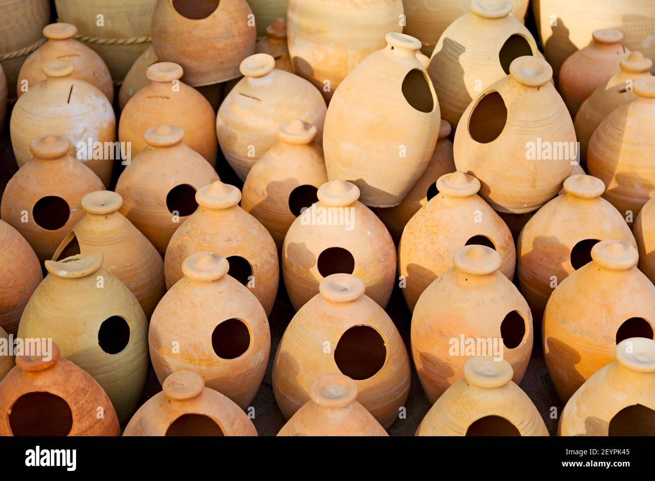 In oman muscat the old pottery container Stock Photo - Alamy