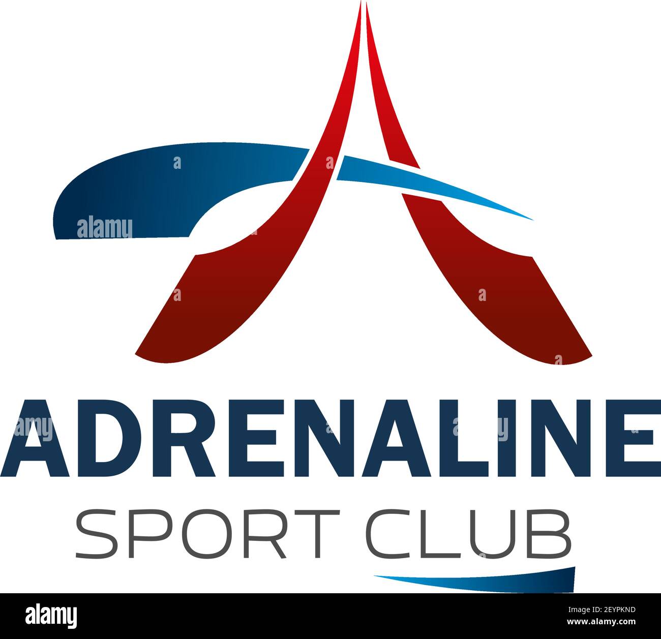Sport club or gym and fitness center icon of letter A. Vector isolated ...
