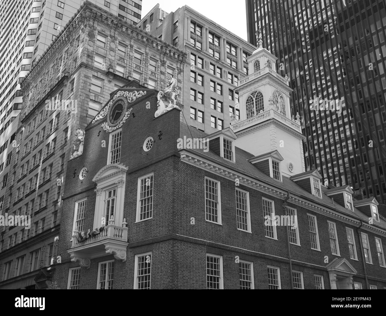 Old building boston Black and White Stock Photos & Images - Alamy