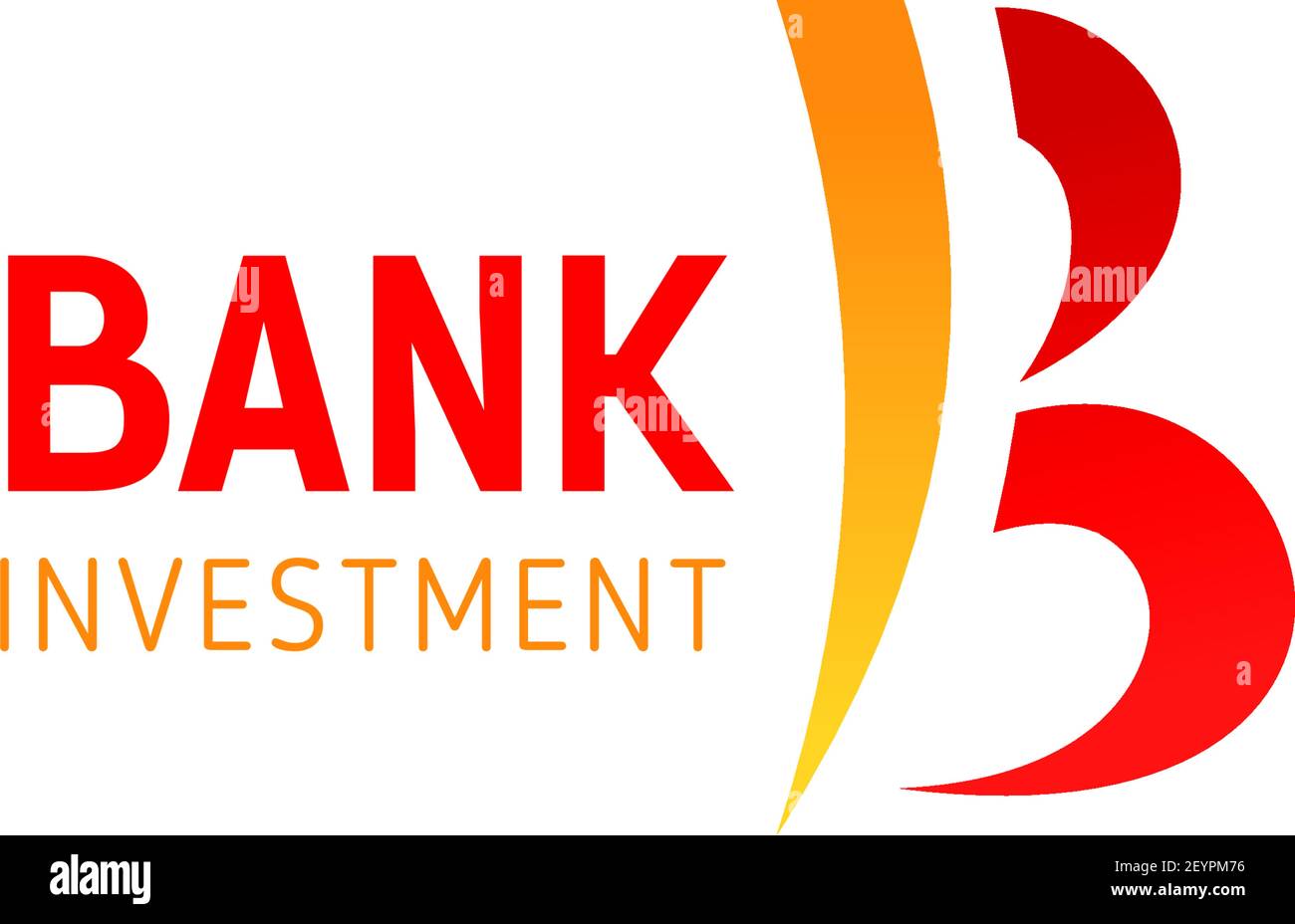 Bank investment B letter icon for banking and financial commerce ...