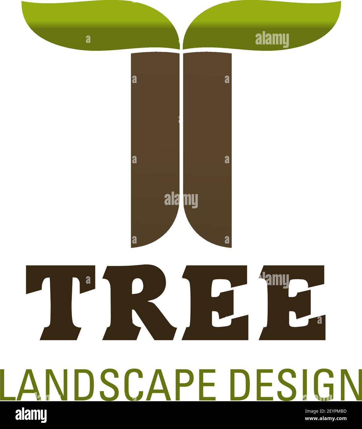 The Letter T Designs In Green