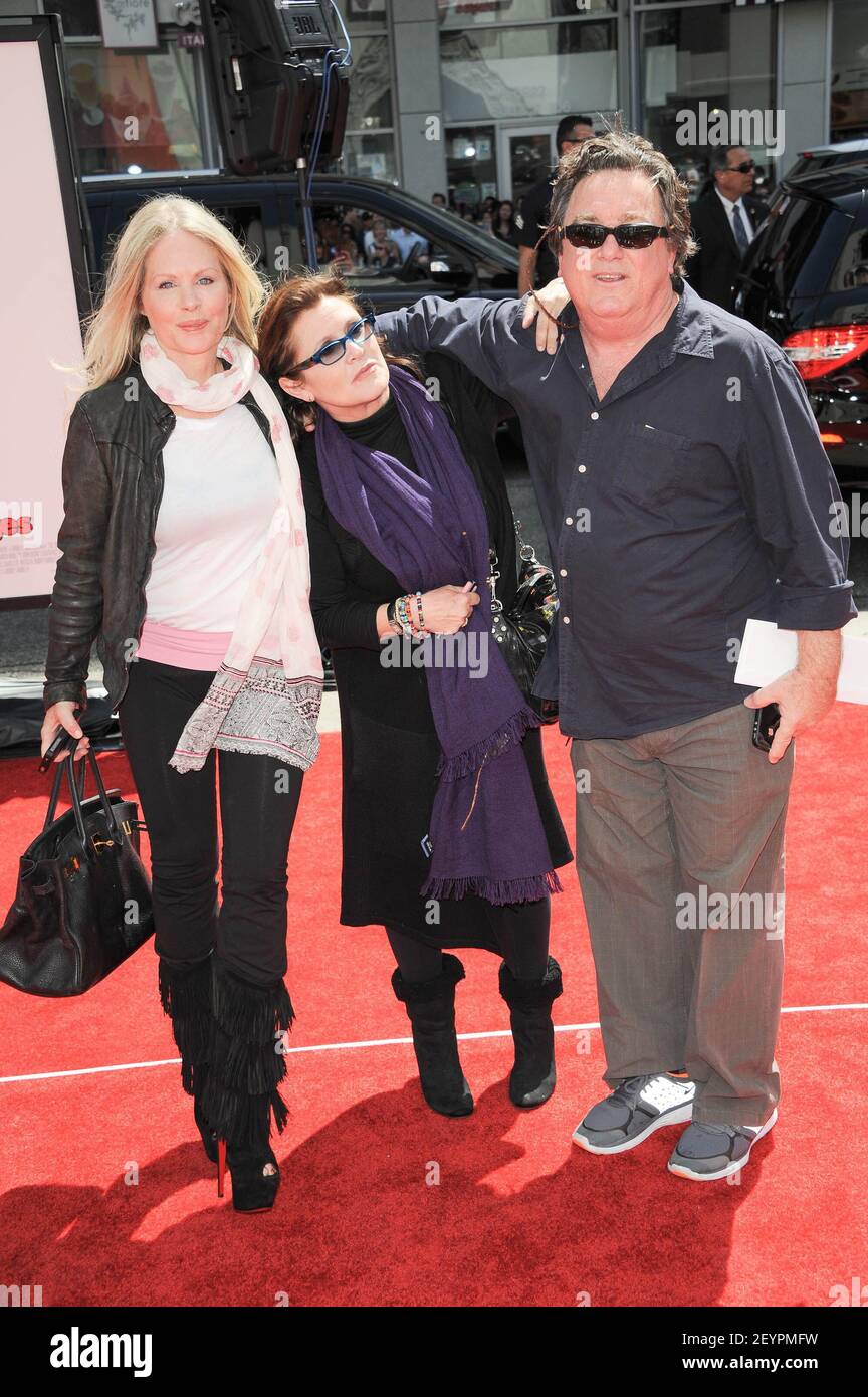Carrie Fisher and Charles Wessler. 7 April 2012, Hollywood, California ...