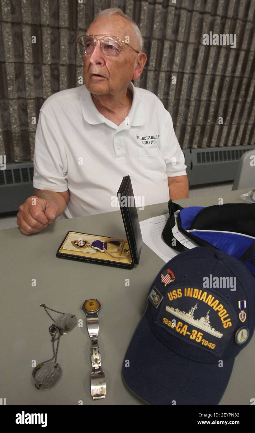 Navy veteran James Jarvis recounts his rescue from the 1945 sinking of ...