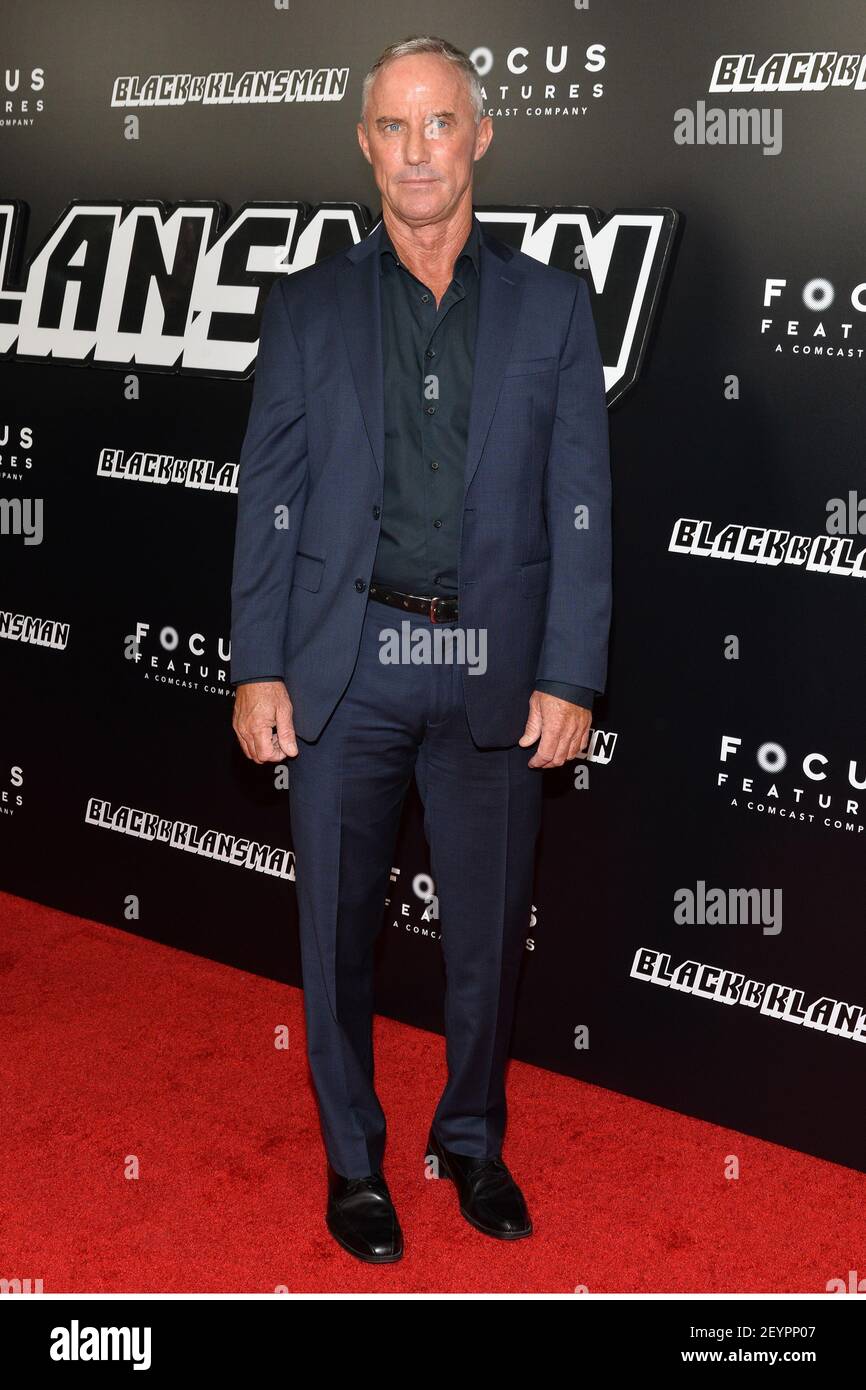 Actor Robert J. Burke attends the 'BlacKkKlansman' New York Premiere at ...