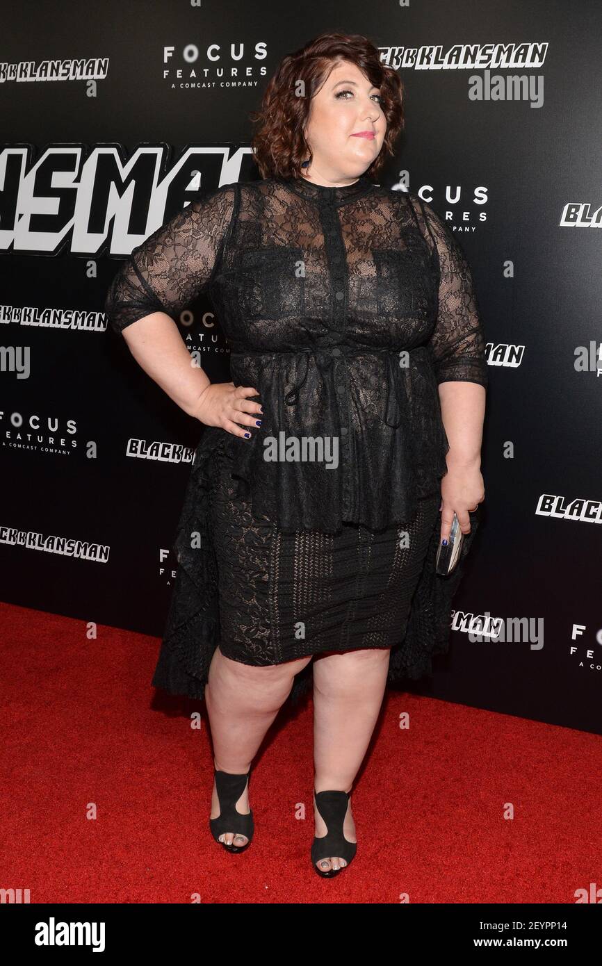 Actress Ashlie Atkinson attends the 'BlacKkKlansman' New York Premiere ...