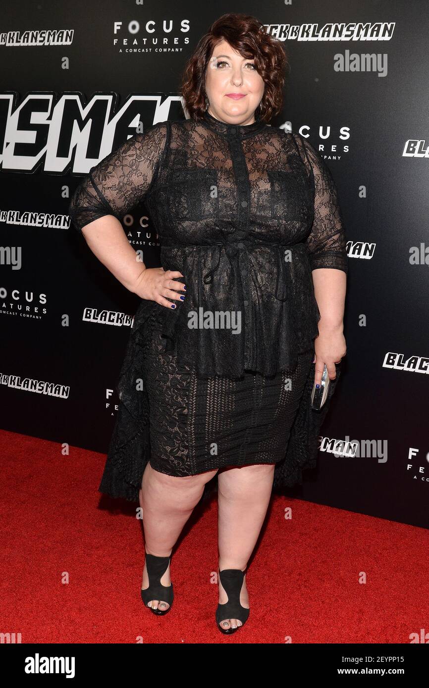 Actress Ashlie Atkinson attends the 'BlacKkKlansman' New York Premiere ...