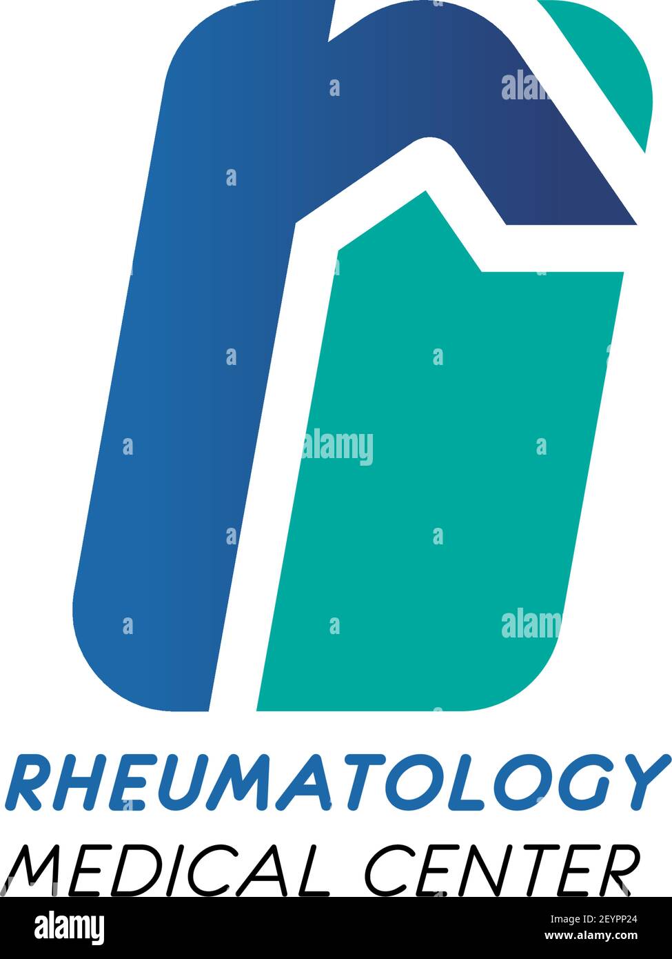 Rheumatology medical center symbol for business card template ...