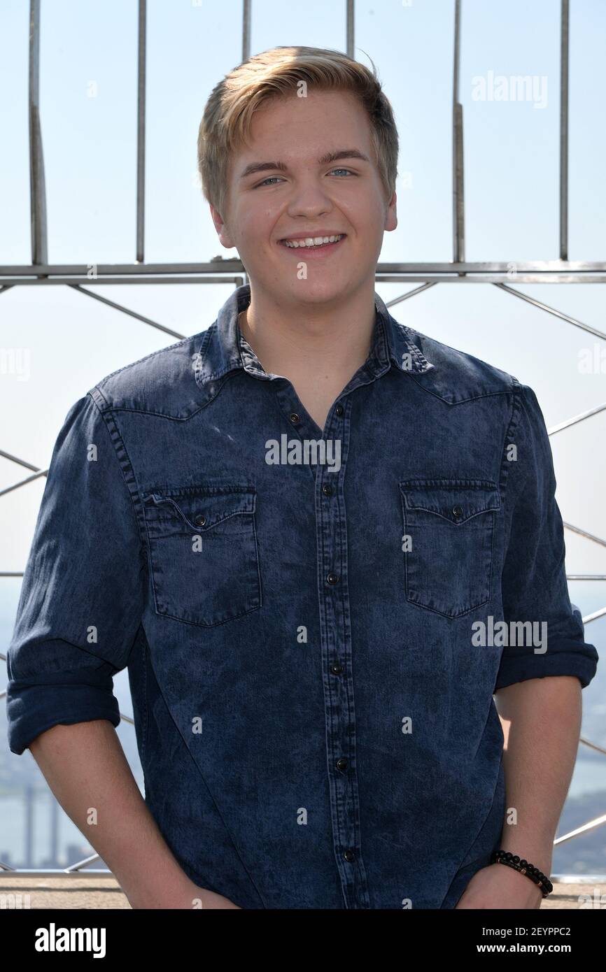 Caleb Lee Hutchinson, American Idol Season 1 finalist, poses on the ...