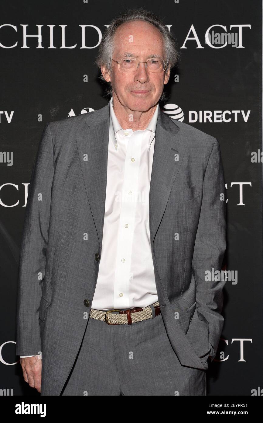 Writer Ian McEwan attends the New York Premiere of "The Children Act ...
