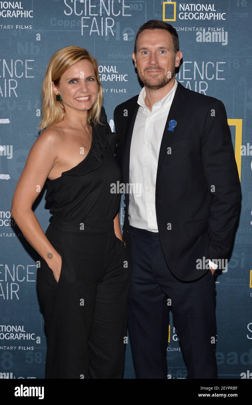 NEW YORK - SEPTEMBER 13: (L-R) Mariana van Zeller and Director Darren ...