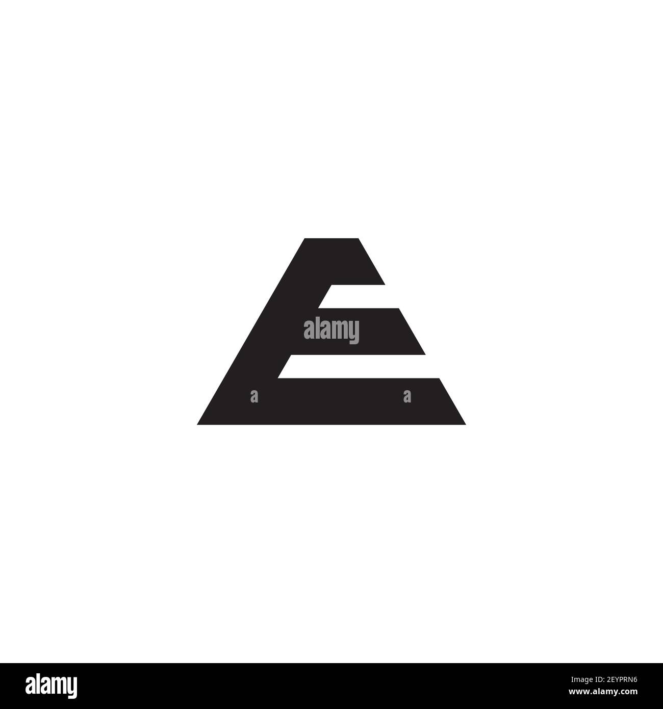 Letter triangle line geometric Cut Out Stock Images & Pictures - Alamy