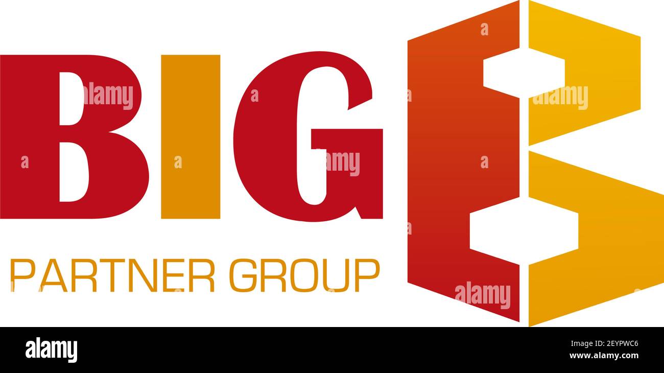 Big partner group vector icon. Concept of group of people or successful ...
