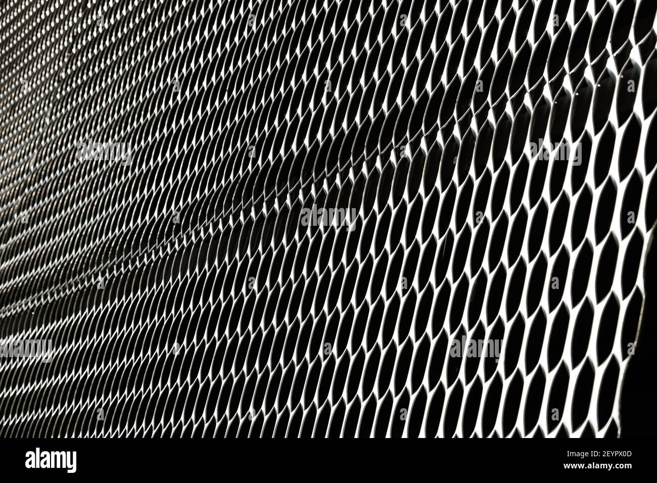 closeup image of expanded metal for Decoration, architecture and ...
