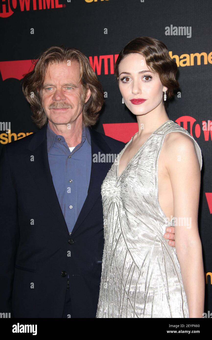 05 January 2012 - Hollywood, CA - William H Macy and Emmy Rossum arrive ...