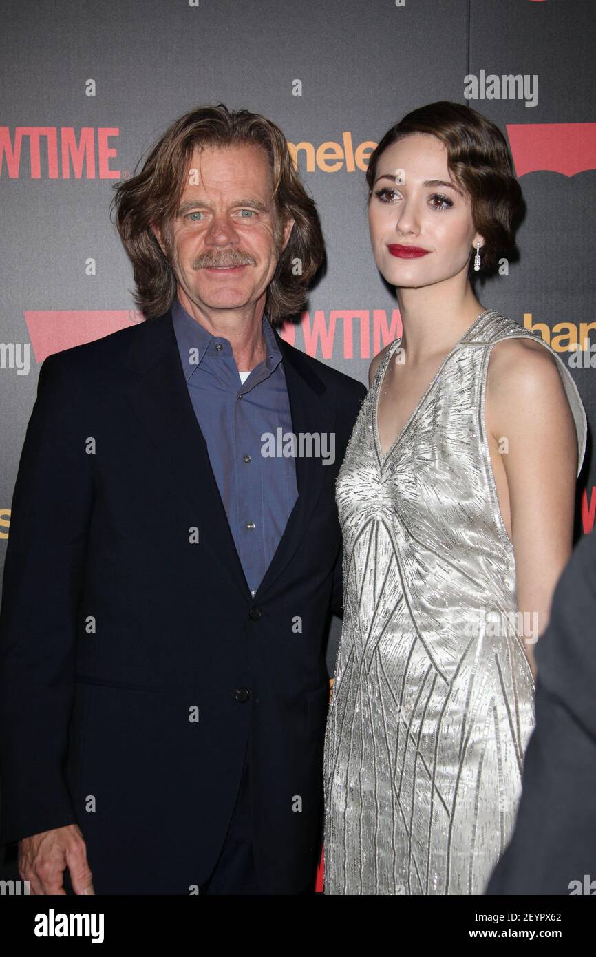 05 January 2012 - Hollywood, CA - William H Macy and Emmy Rossum arrive ...