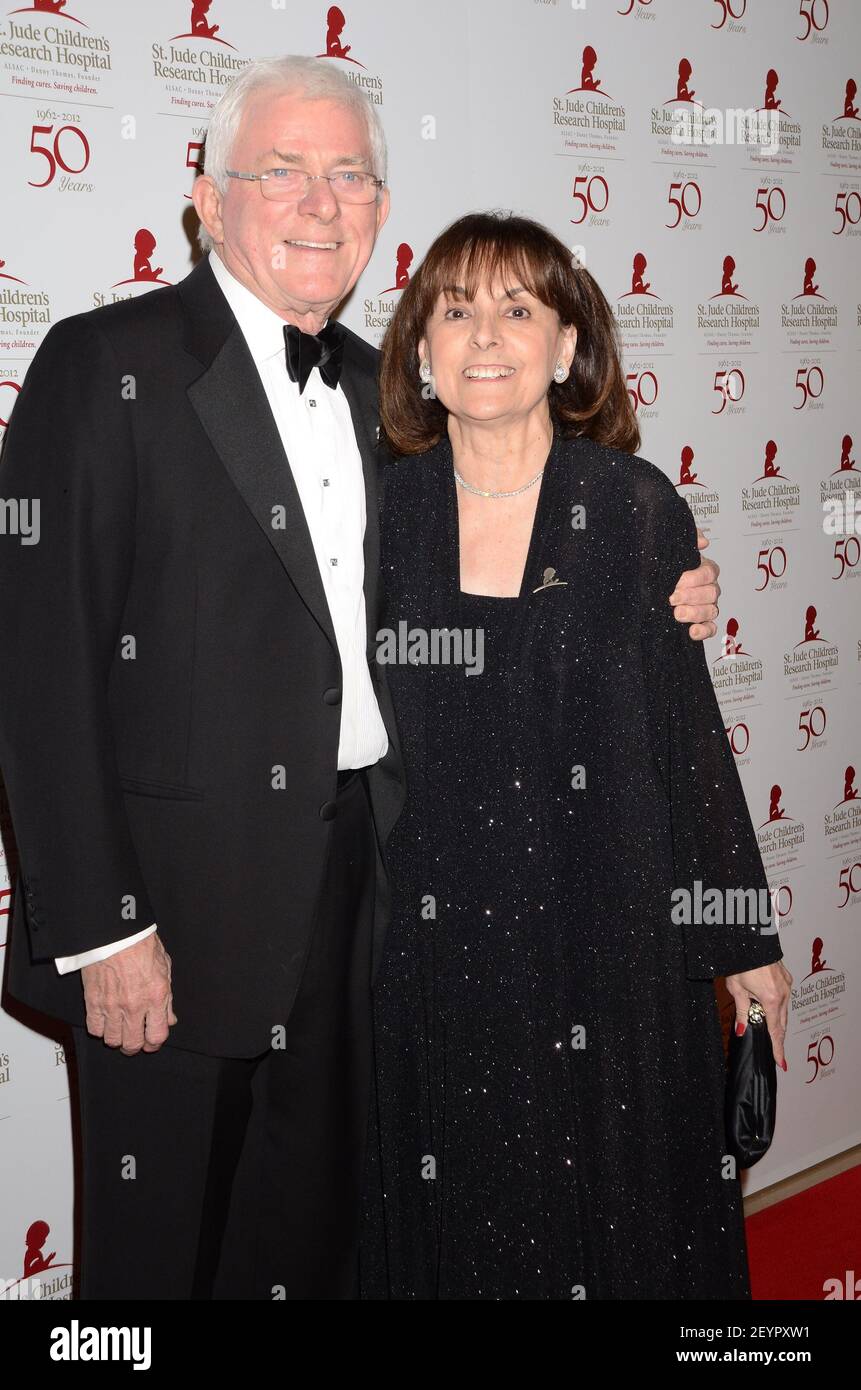 Phil Donahue and Terre Thomas. 7 January 2012, Beverly Hills ...