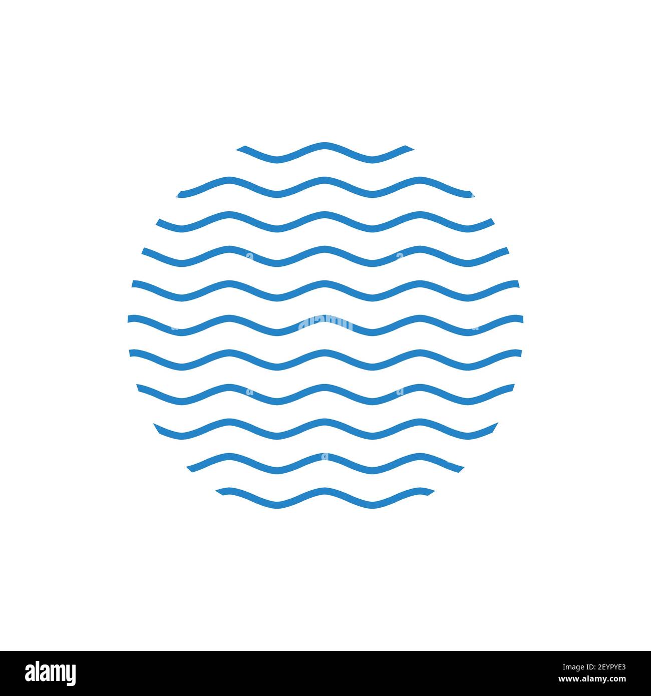 blue ocean waves vector design illustration Stock Vector Image & Art ...