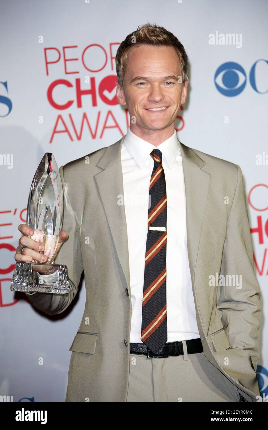 11 January 2012 - Los Angeles, CA - Neil Patrick Harris poses backstage ...