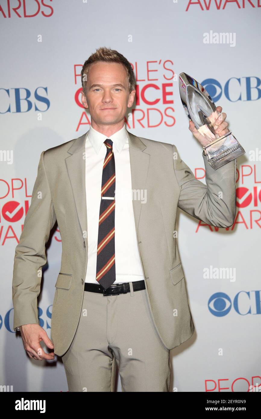 11 January 2012 - Los Angeles, CA - Neil Patrick Harris poses backstage ...