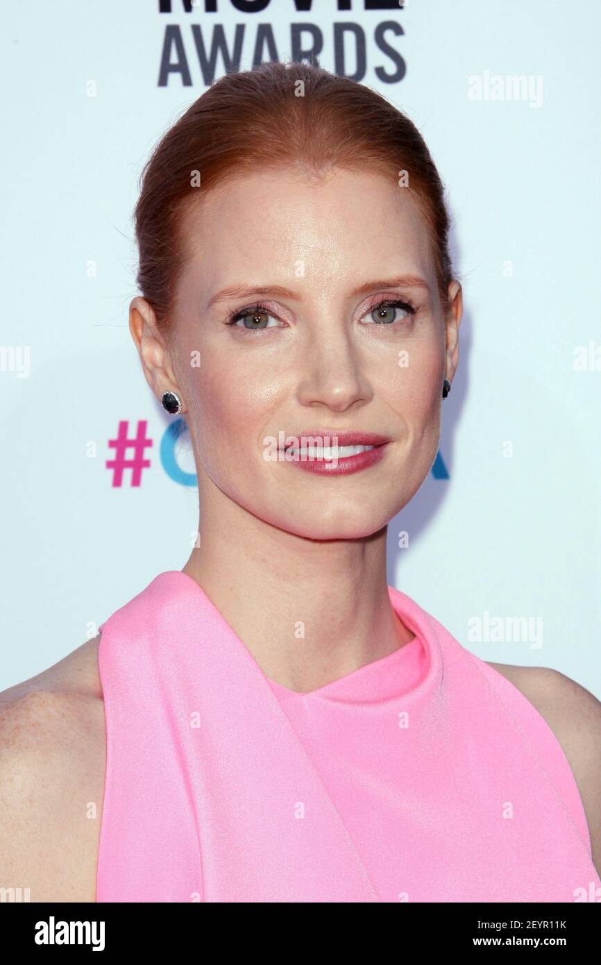 12 January 2012 - Hollywood, CA - Jessica Chastain arrives to the 2012 ...