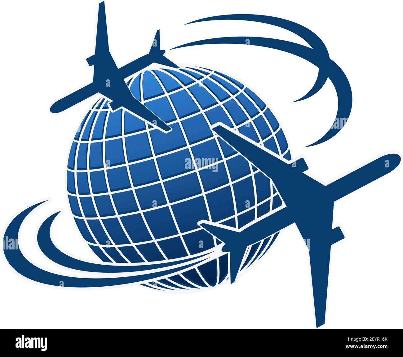 Travel agency or transportation and mail post logistics company icon of ...