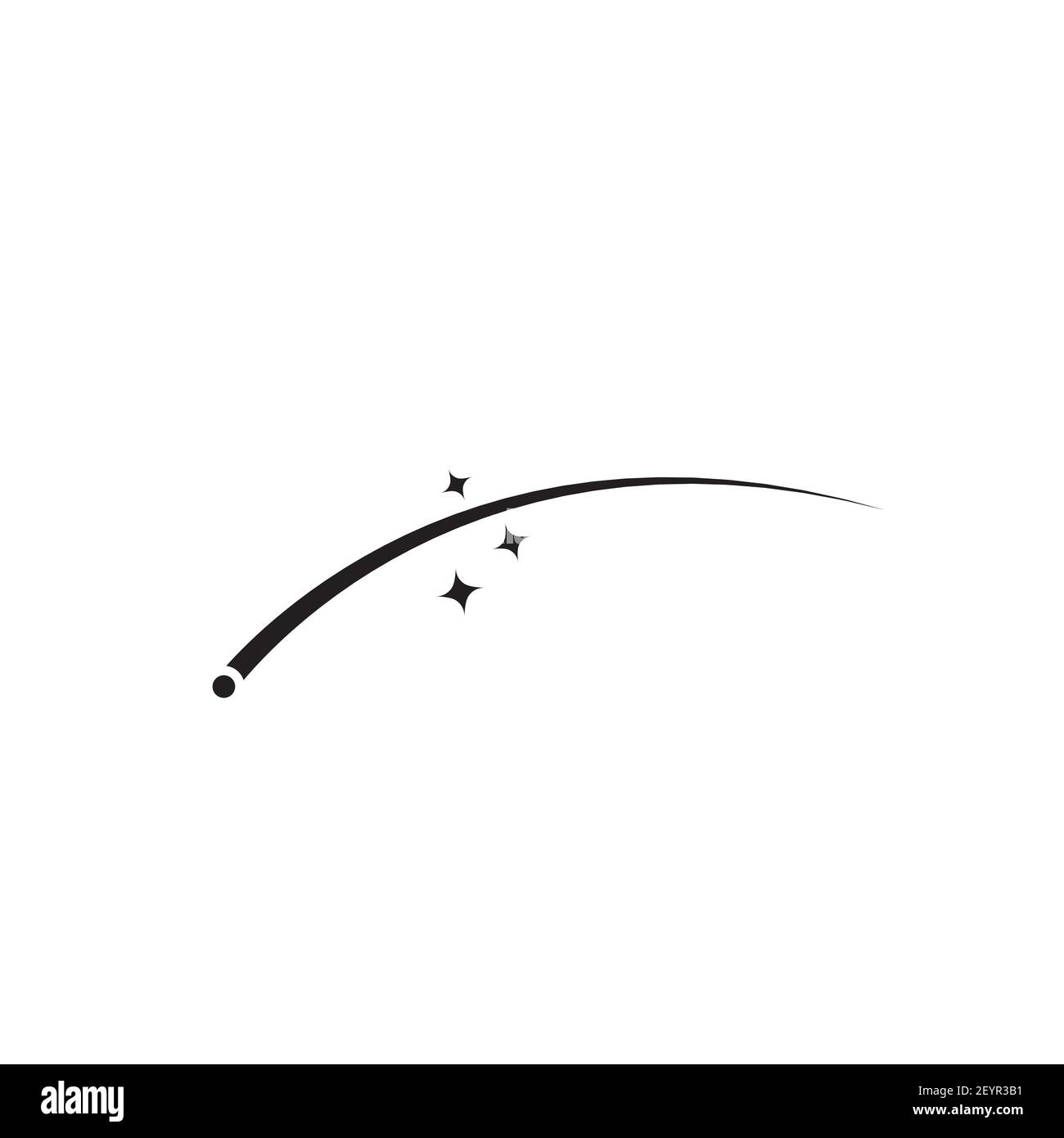 curved with sparkle design vector illustration Stock Vector Image & Art ...