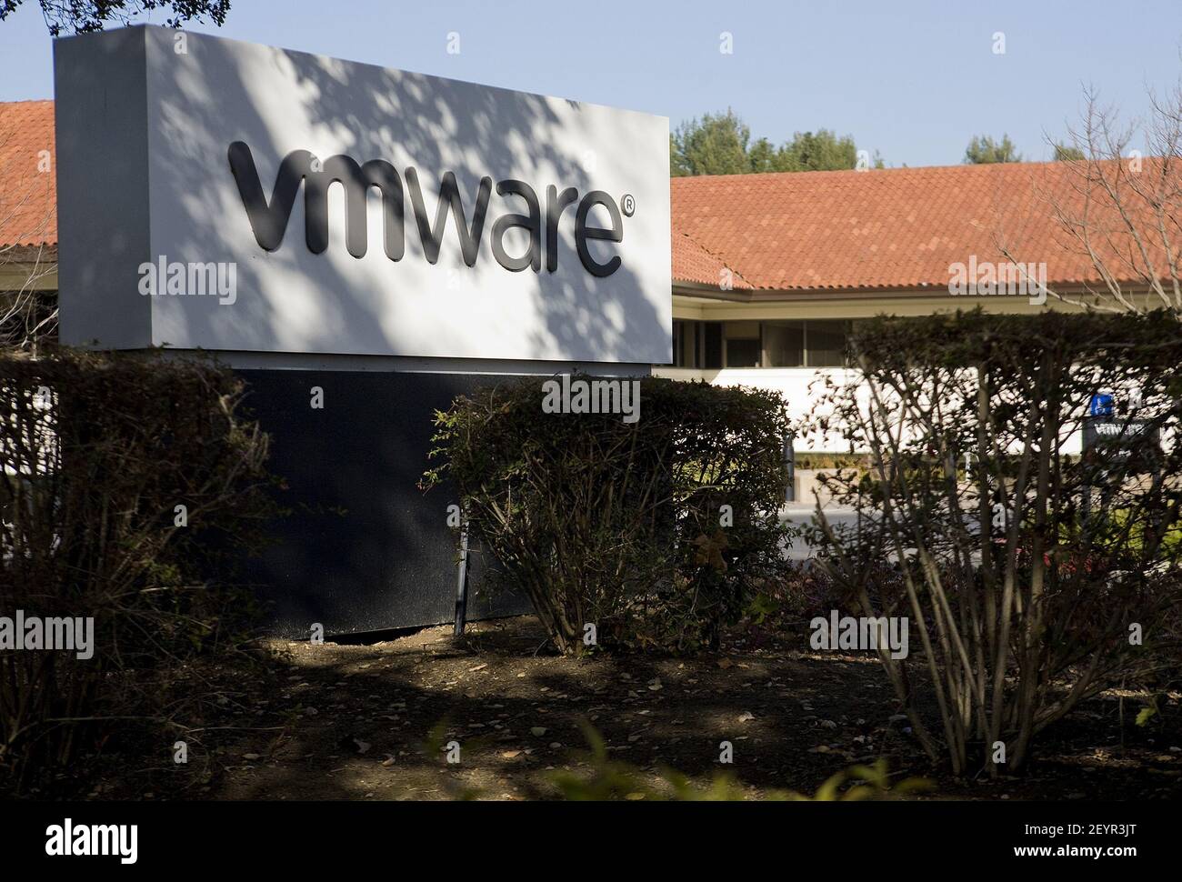 14 January 2012 - Palo Alto, California - The entrance to the ...