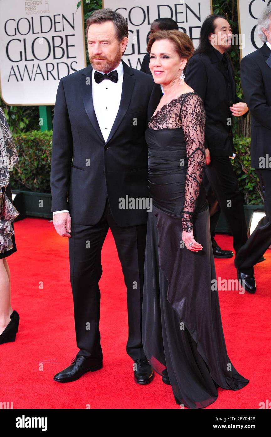 Bryan Cranston and his wife Robin Dearden. 15 January 2012, Beverly ...