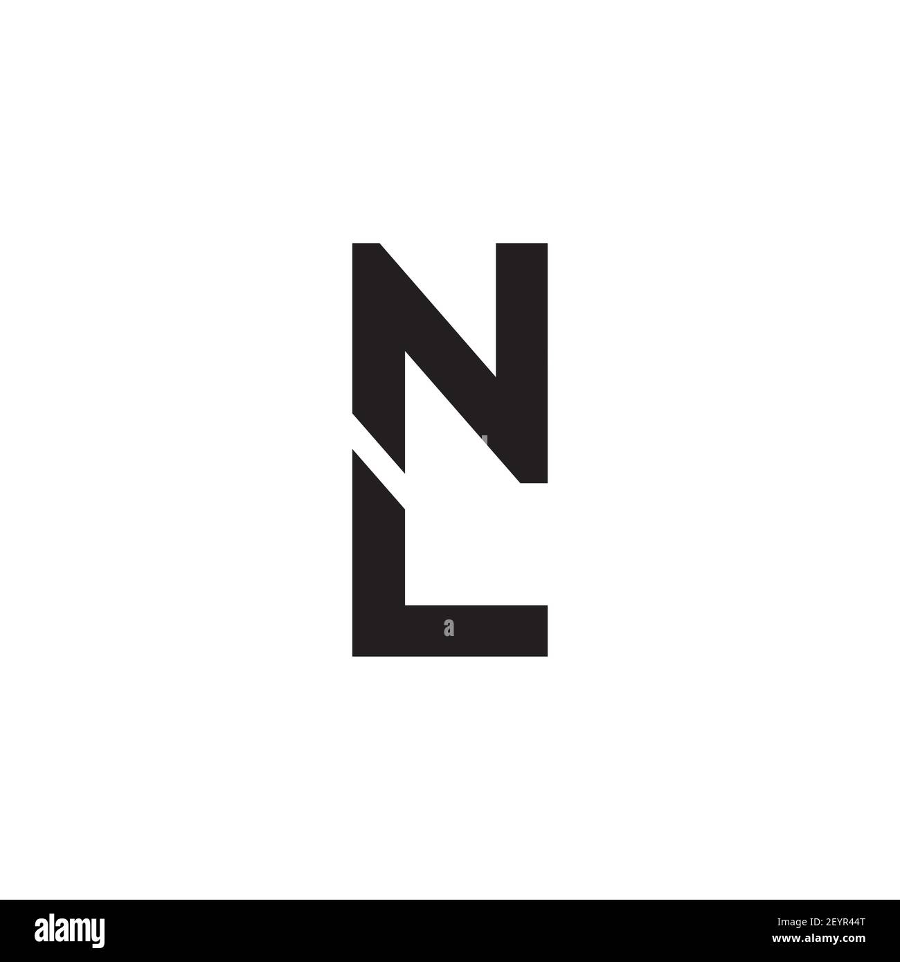 simple LN letter logo design vector illustration Stock Vector Image ...