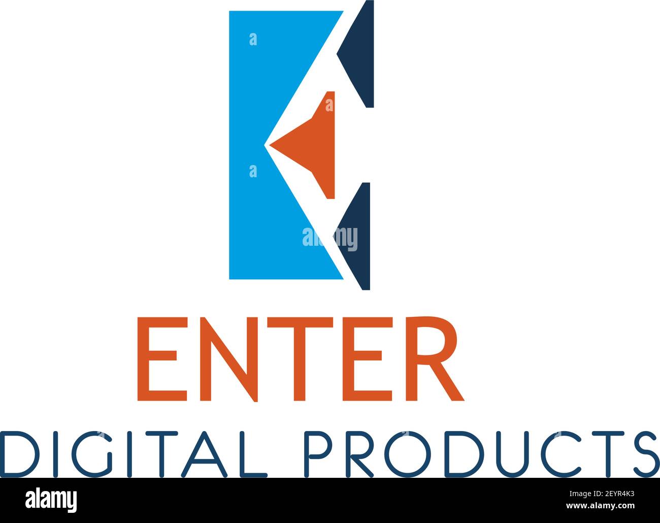 Digital products Enter symbol for internet technology company branded ...
