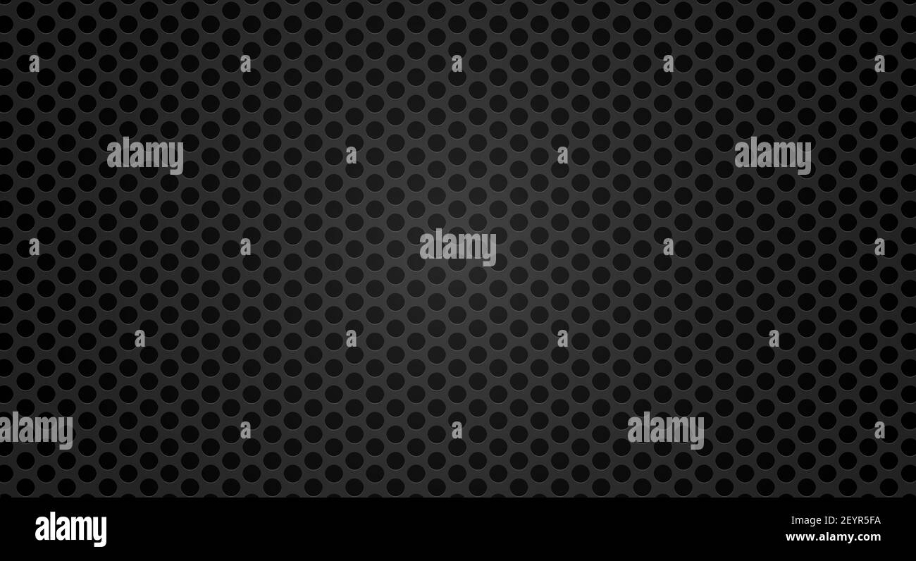 Black metal grill texture steel background. Perforated metal sheet ...